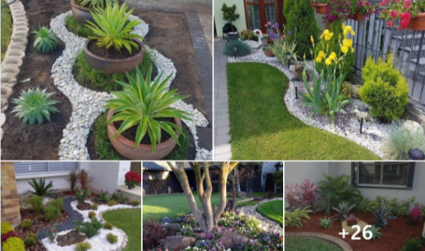 31 ideas for creating a simple but very impressive front yard landscape ...